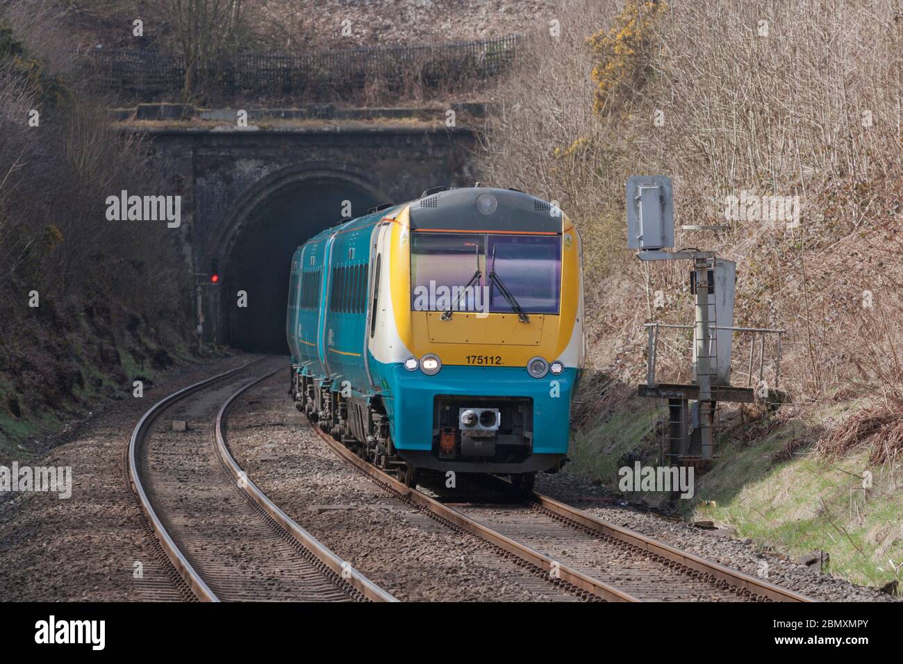 Arriva trains Wales Alstom class 175 Coradia train 175112 at Runcorn ...