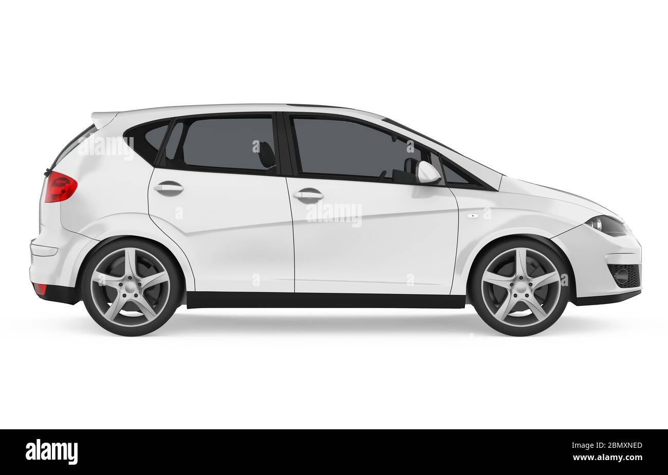 Car Hatchback Isolated Stock Photo - Alamy