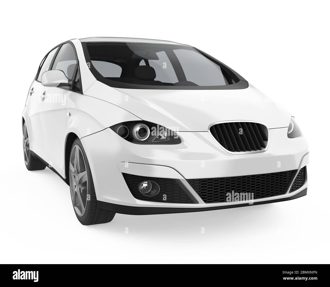 Car Hatchback Isolated Stock Photo - Alamy