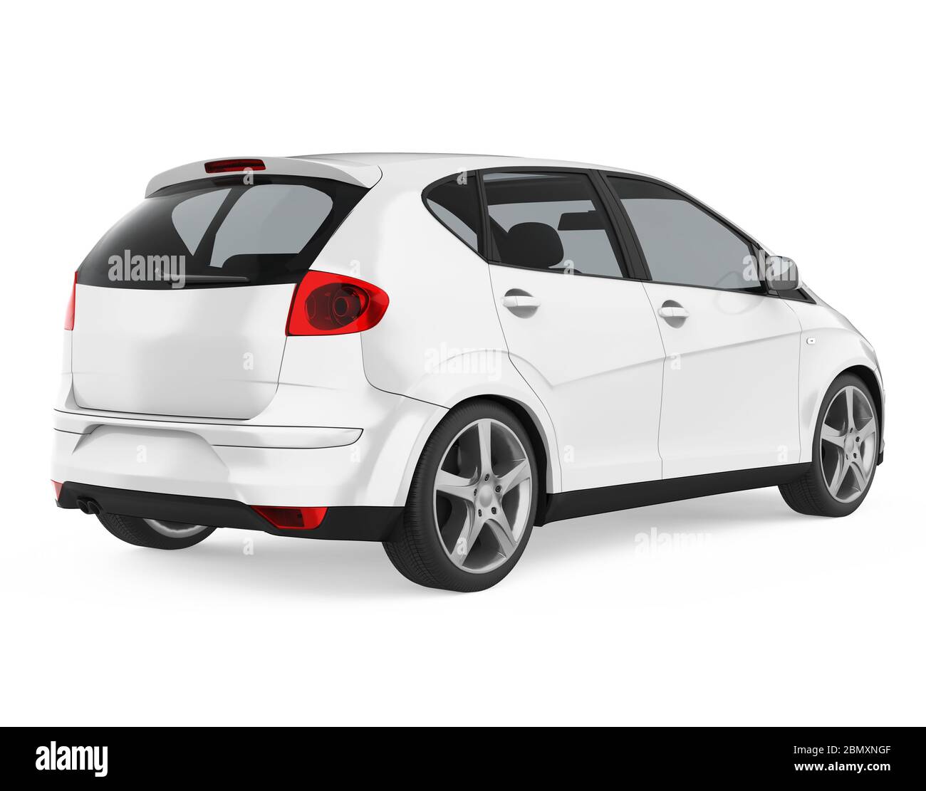 White hatchback car hi-res stock photography and images - Alamy