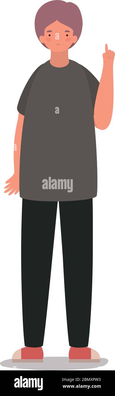 Isolated sad man cartoon vector design Stock Vector Image & Art - Alamy
