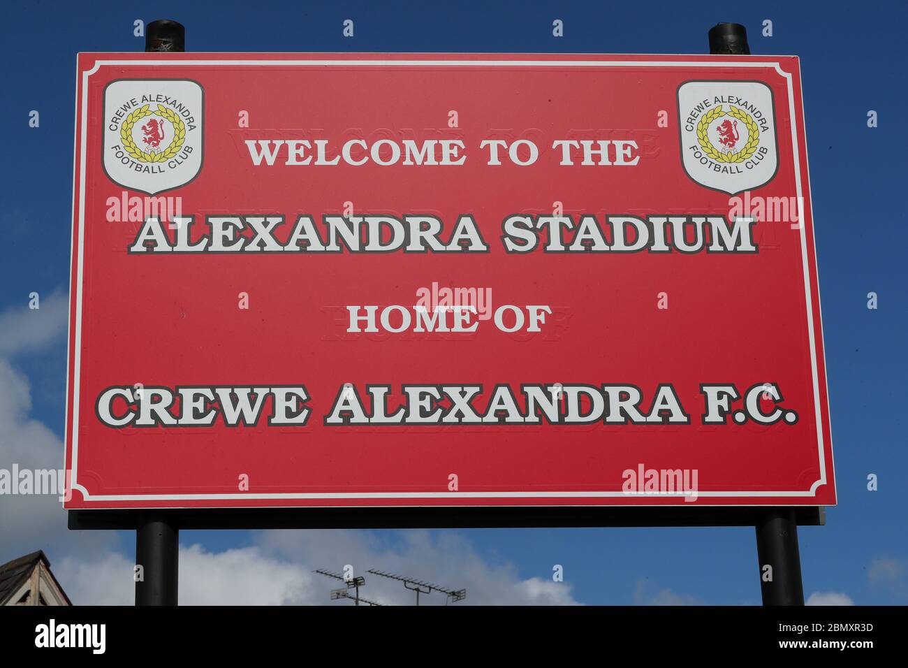 A general view of The Alexandra Stadium in Crewe, home of Crewe ...