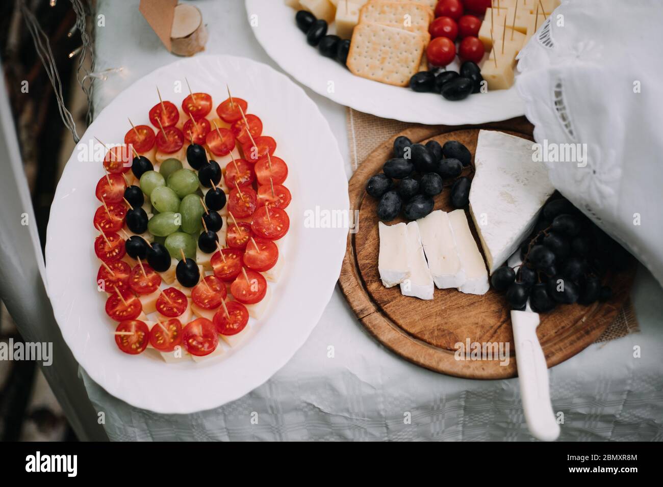 photo of appetizer plates on a table Stock Photo - Alamy