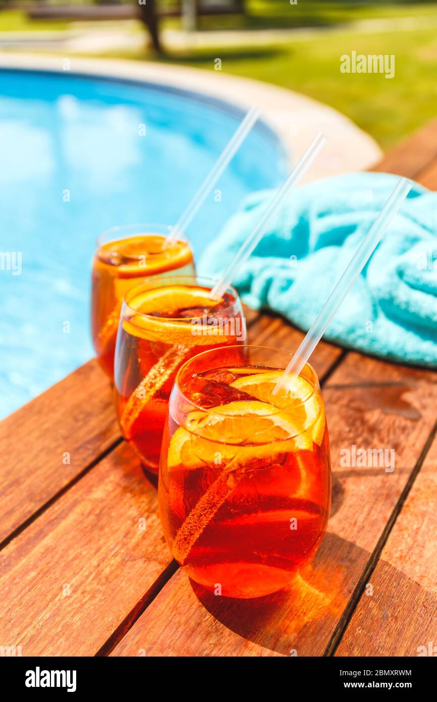Aperol Spritz Pool High Resolution Stock Photography and Images - Alamy