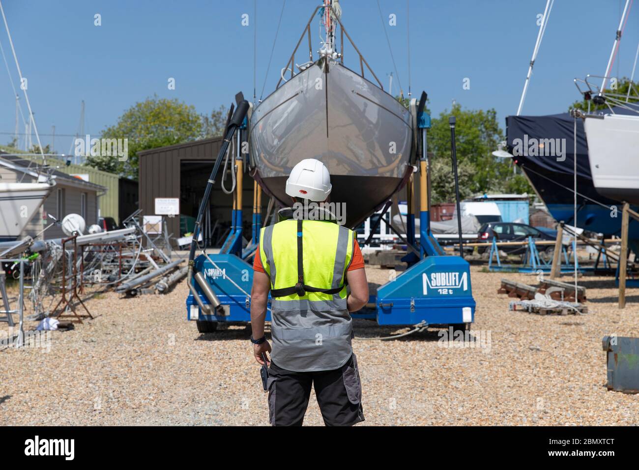 Working boatyard hi-res stock photography and images - Alamy