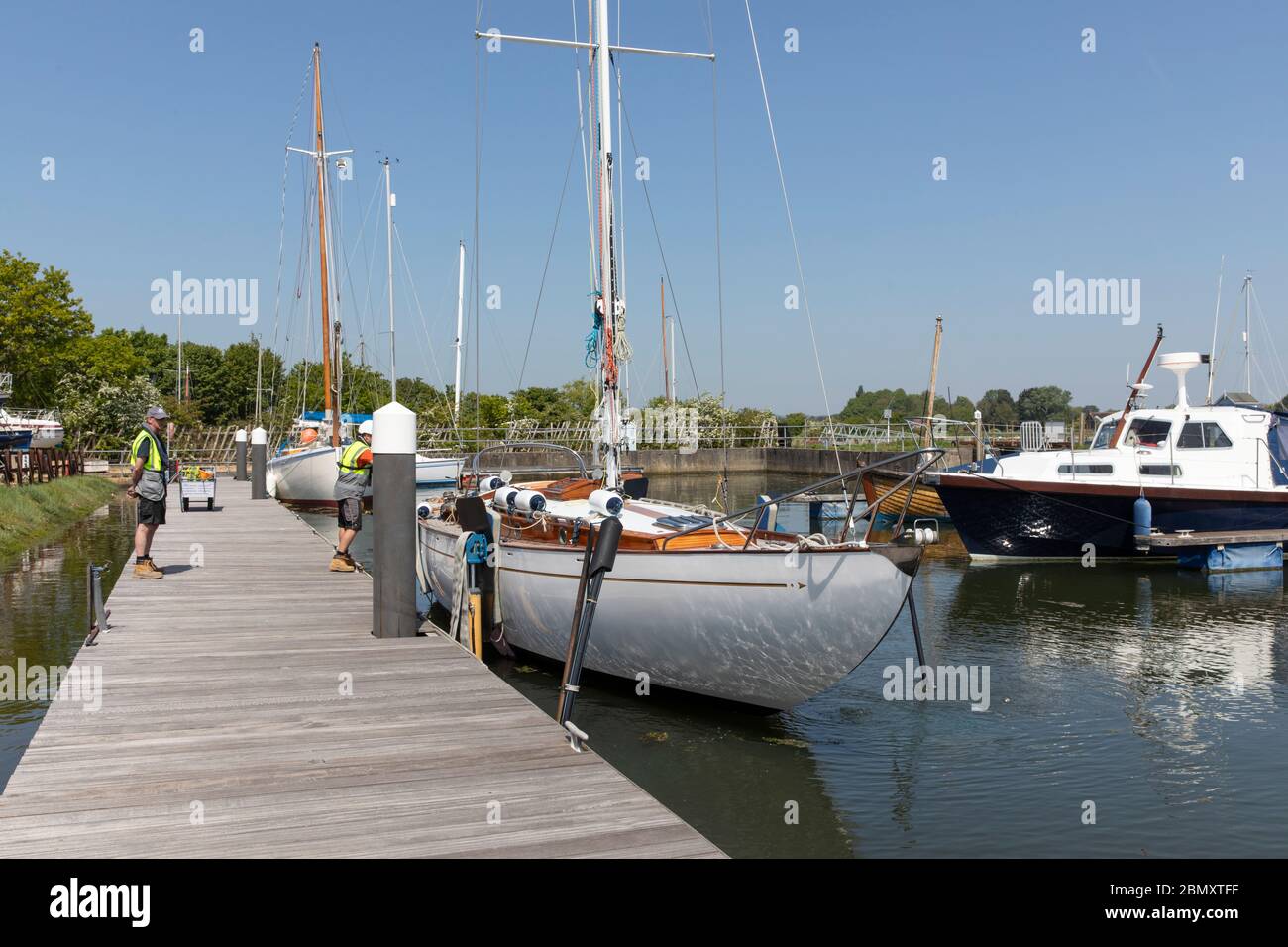 Boatyard launching hi-res stock photography and images - Alamy