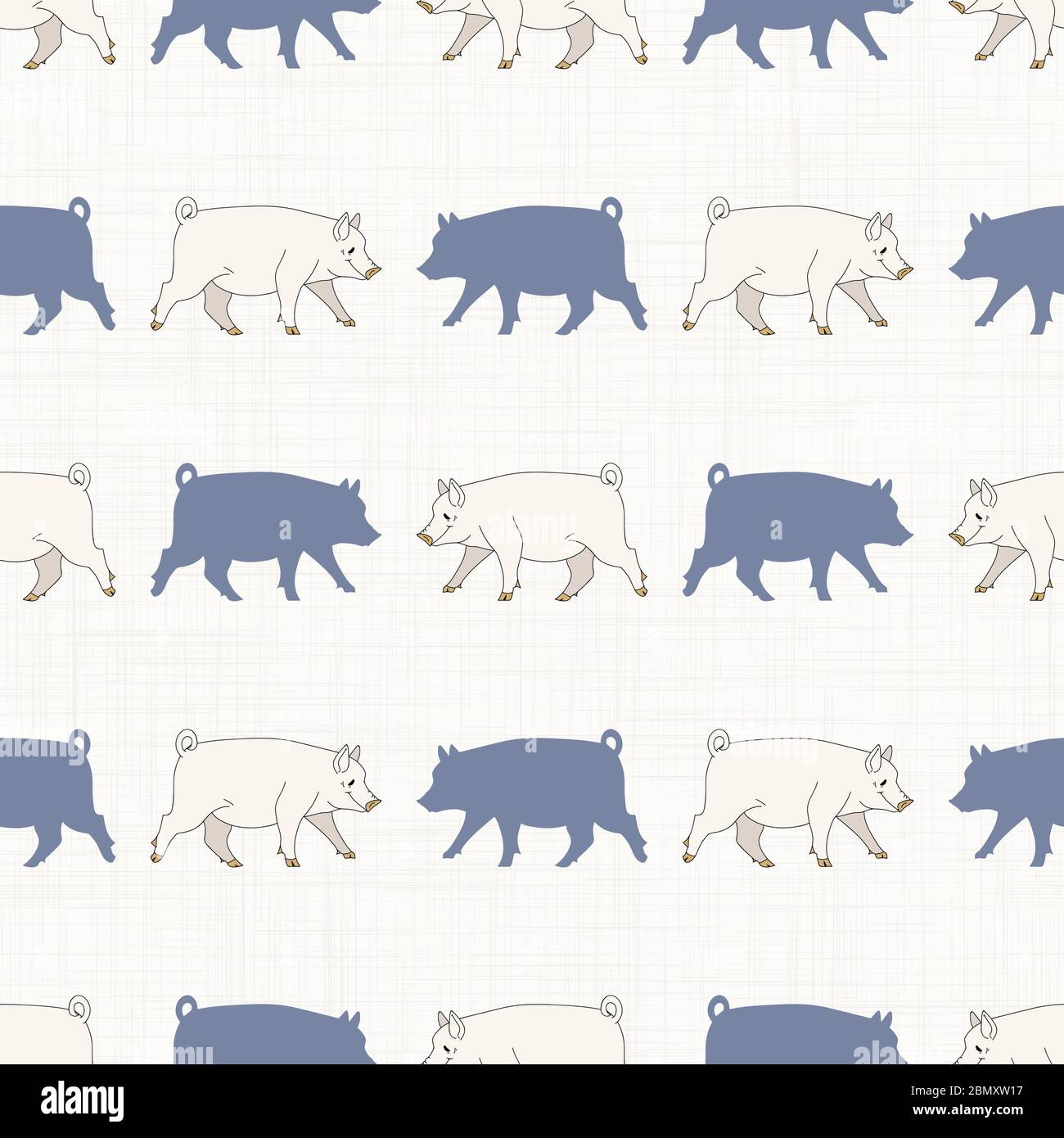 Pig charcuterie Stock Vector Images - Alamy