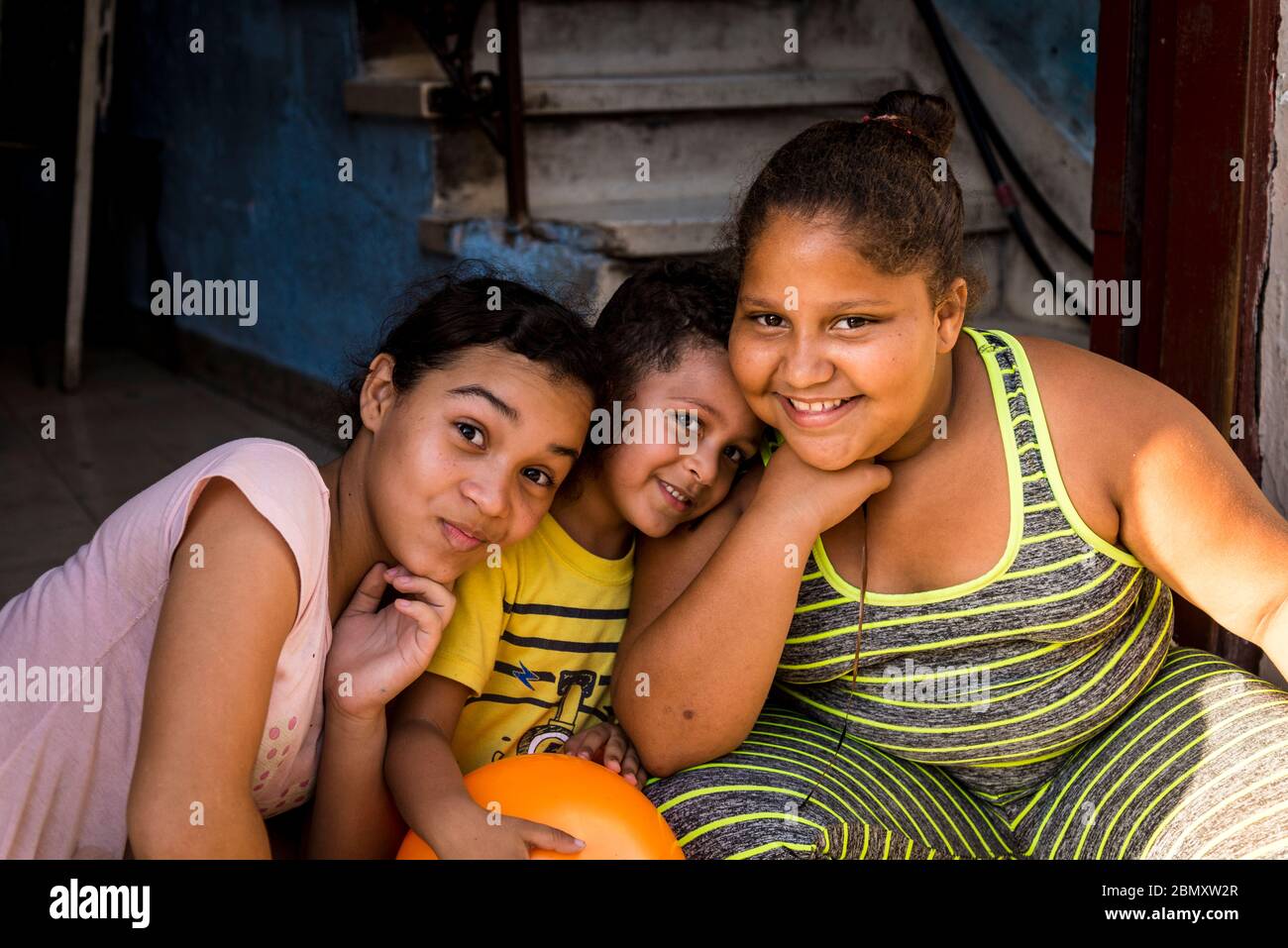 Happy cuban kids hi-res stock photography and images - Alamy
