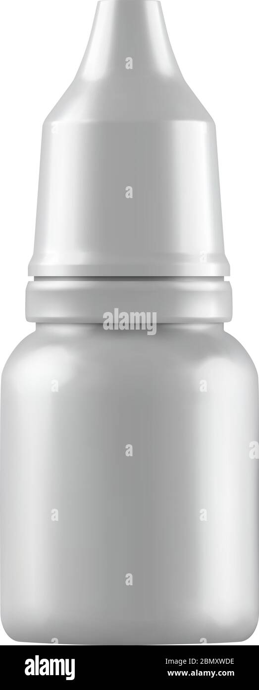 Mockup white spray bottle Stock Vector Images - Alamy