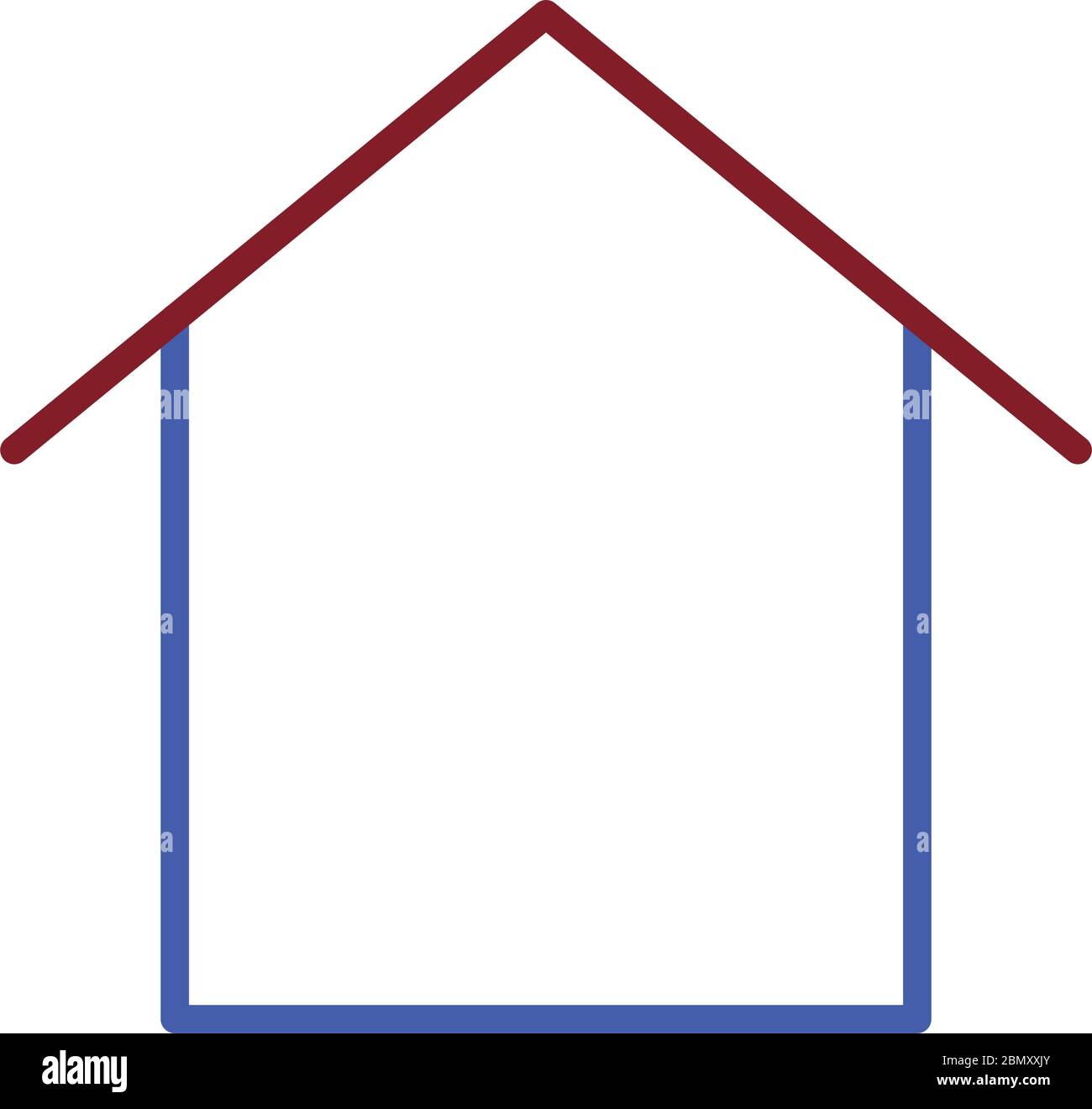 Isolated line house vector design Stock Vector Image & Art - Alamy