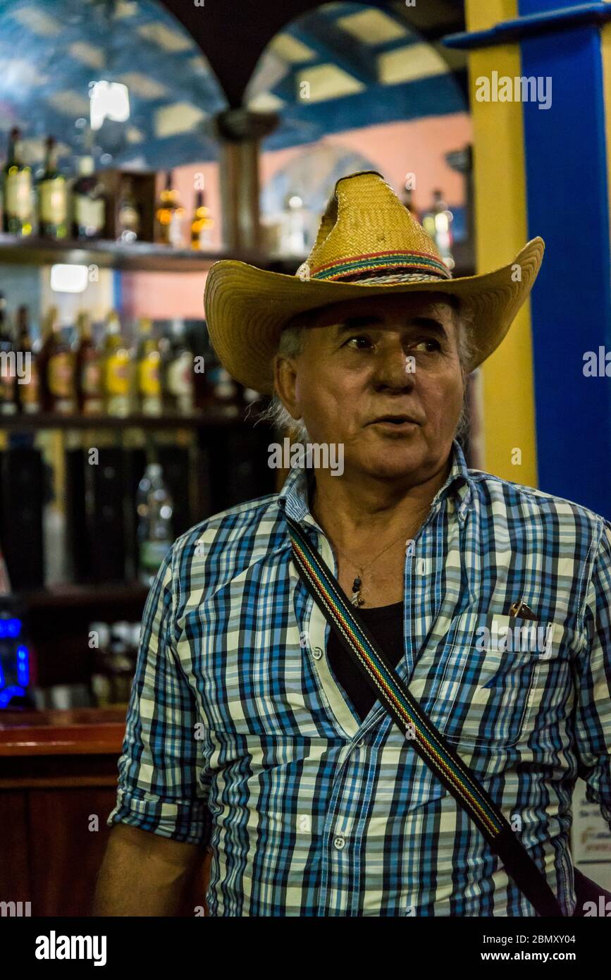 Cuban poet, folk poetry, Santiago de Cuba, Cuba Stock Photo - Alamy