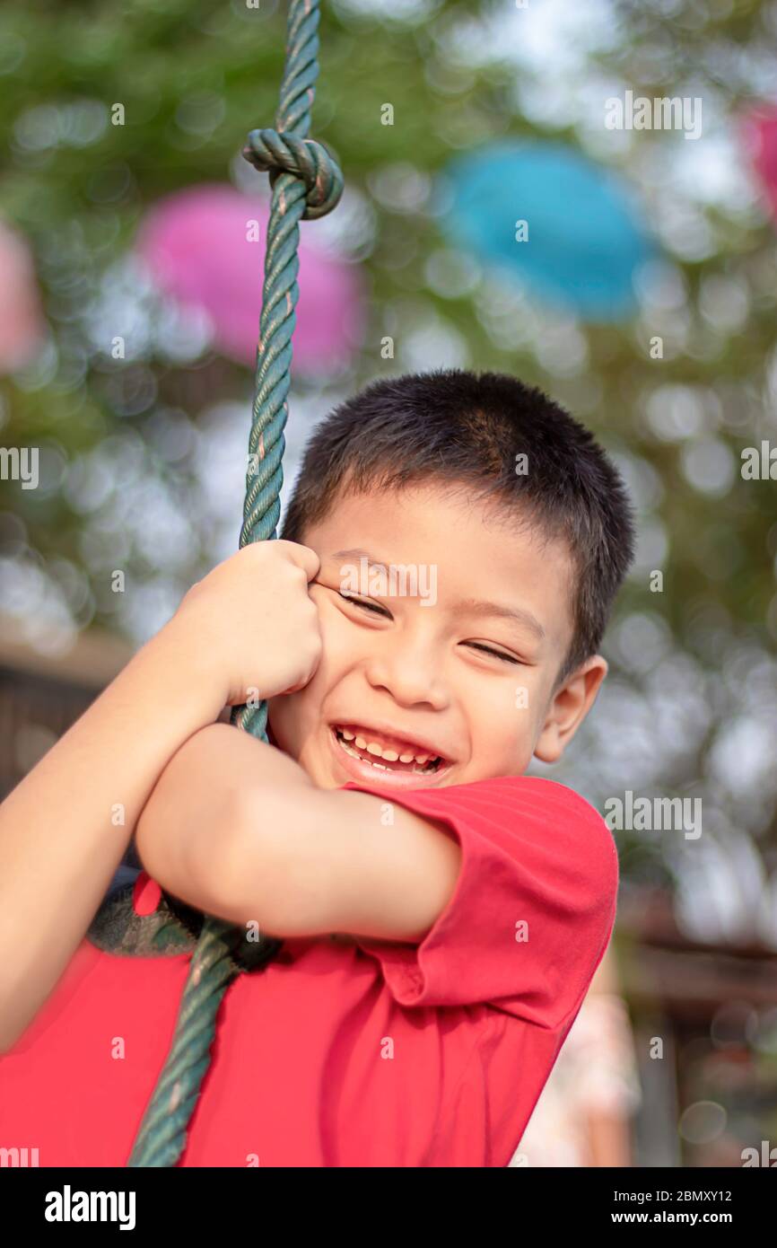 Cling Boy Rope High Resolution Stock Photography and Images - Alamy