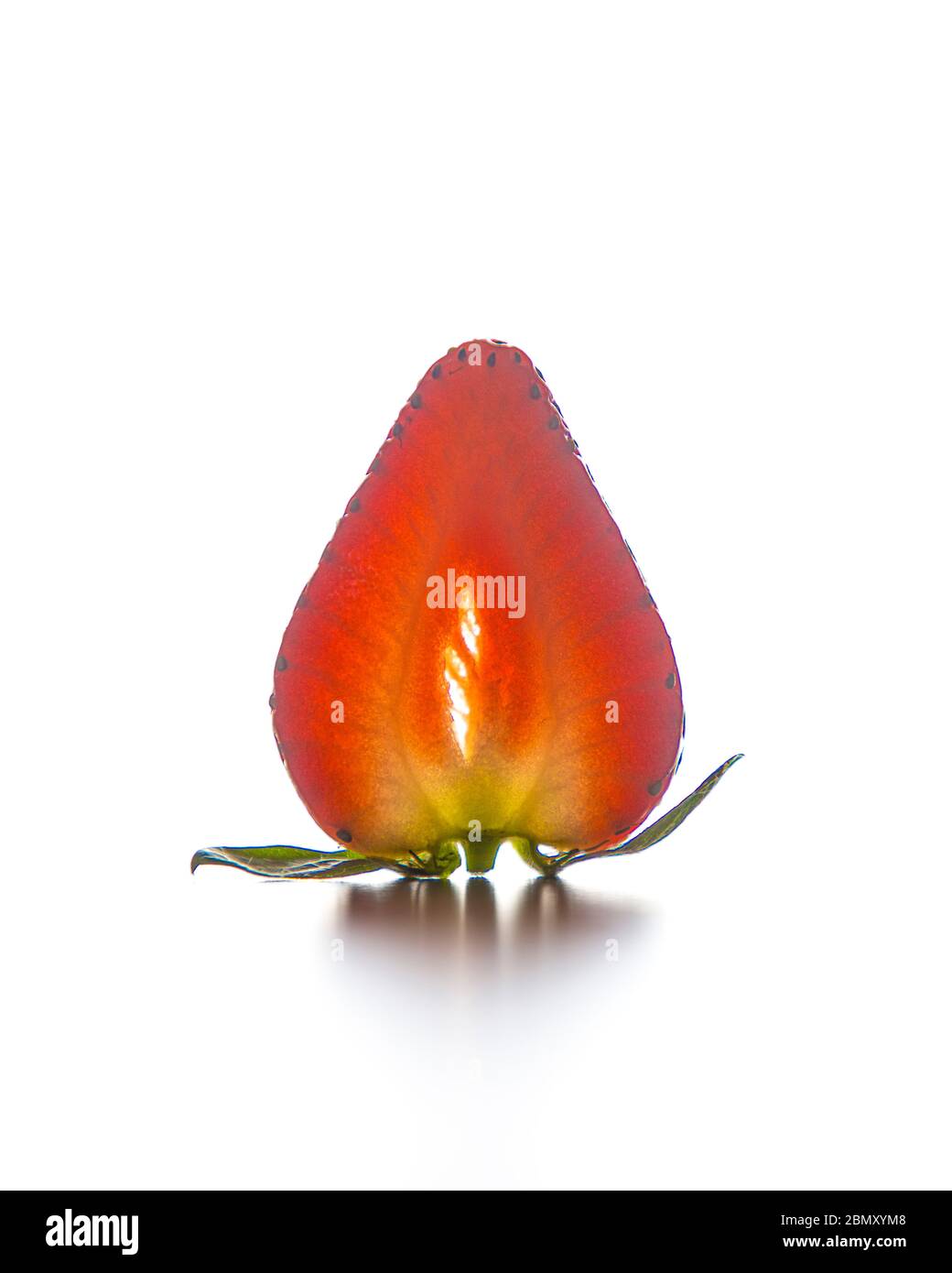 slice of strawberry Stock Photo - Alamy