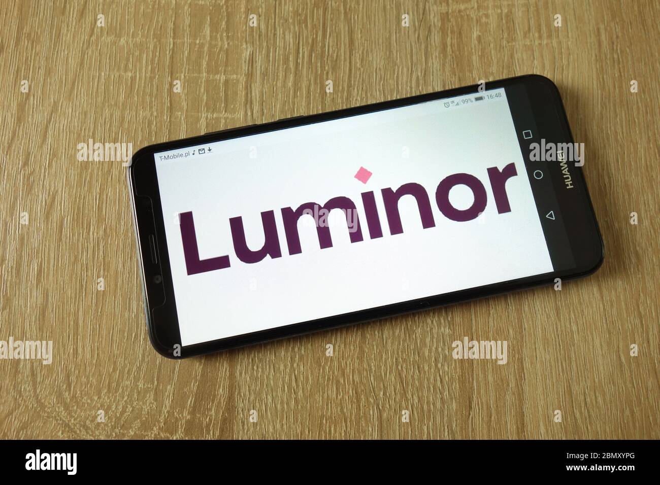 Luminor Bank AS logo displayed on smartphone Stock Photo - Alamy