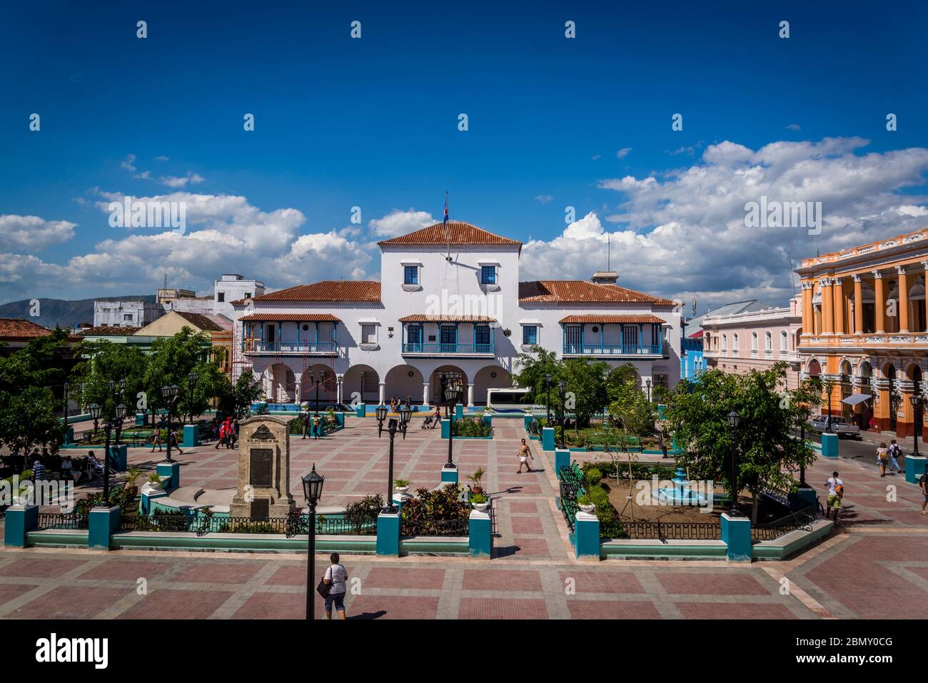 Traditional park of santiago city hi-res stock photography and images ...