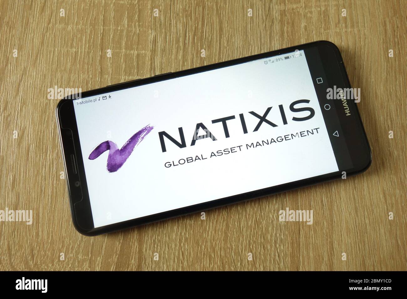 Natixis logo displayed on smartphone Stock Photo - Alamy