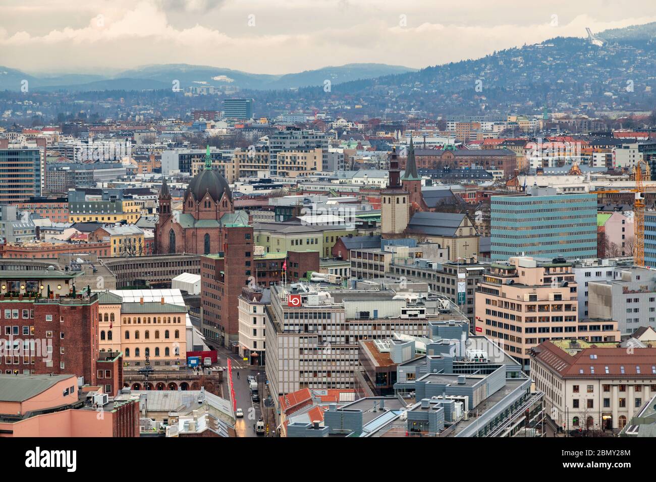 Oslo aerial landscape hi-res stock photography and images - Alamy