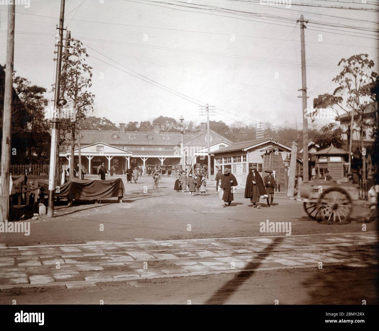 [ 1910s Japan - Ueno Station, Tokyo ] — Ueno Station (上野駅) in Taito-ku ...