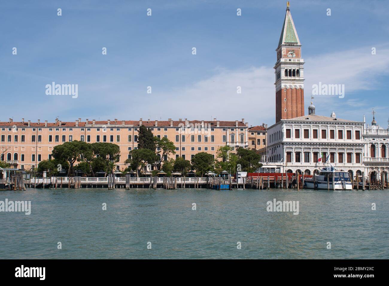 VENICE, ITALY - MAY 08:The Giardini Reali of St. Mark just reopened ...