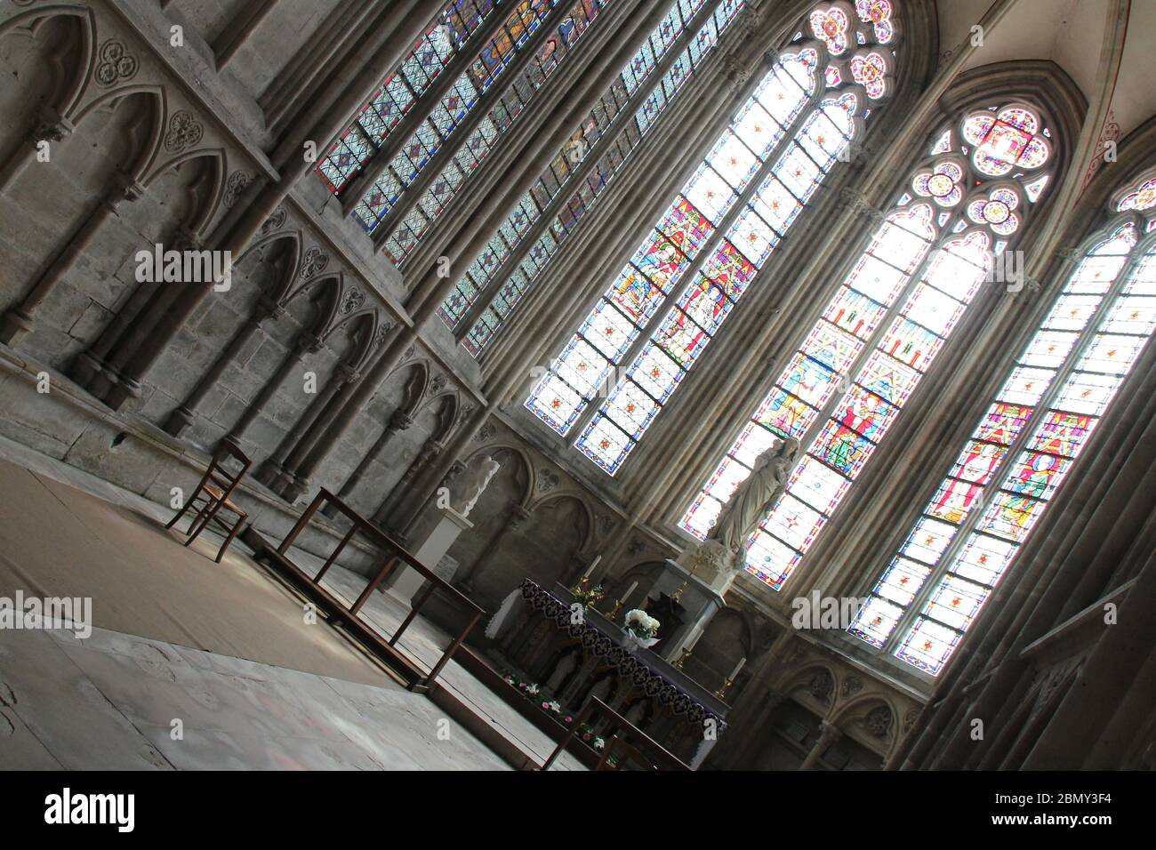 our lady cathedral in sées (normandy - france Stock Photo - Alamy