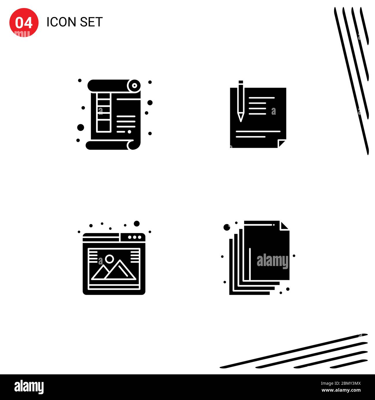 Signing photo Stock Vector Images - Alamy