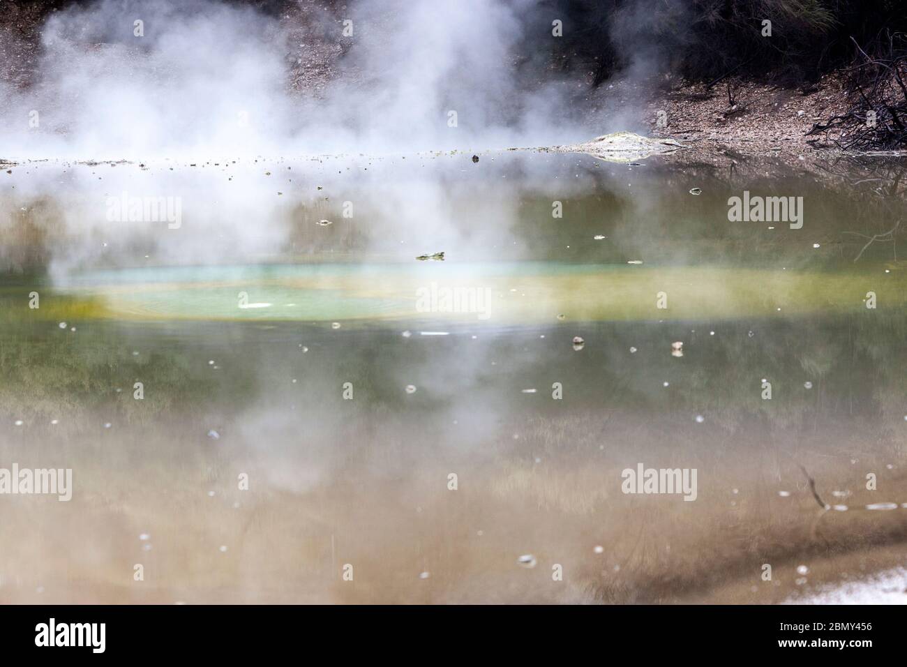 Artist's Palette, Wai-O-Tapu, Reporoa caldera, in New Zealand's Taupo ...
