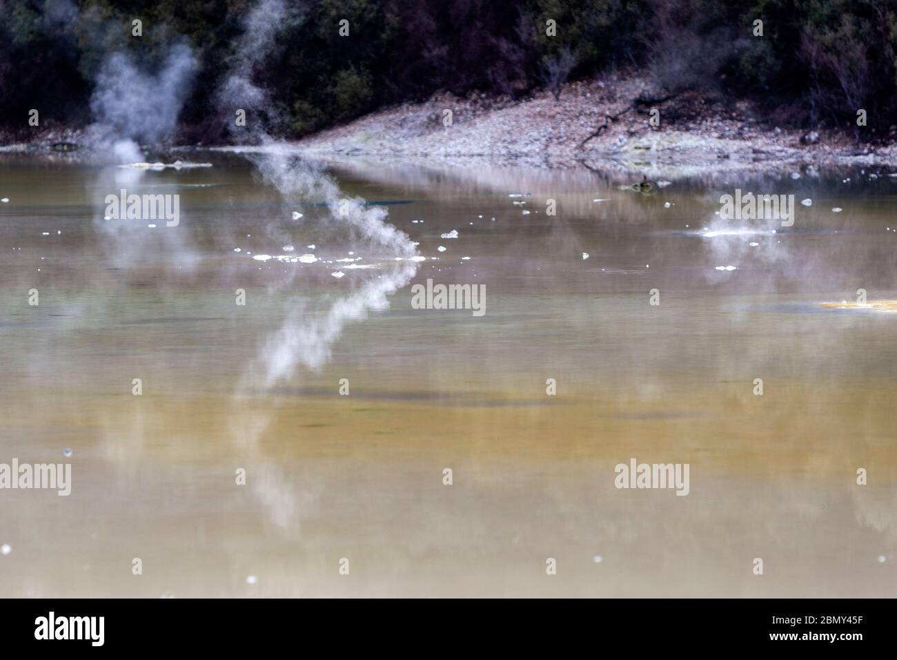 Artist's Palette, Wai-O-Tapu, Reporoa caldera, in New Zealand's Taupo ...