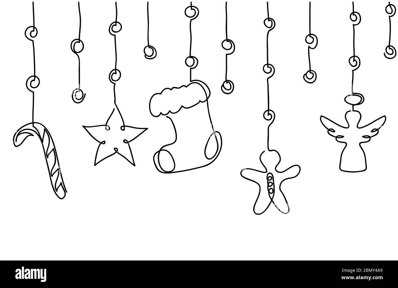 Christmas decorations angel Stock Vector Images - Alamy