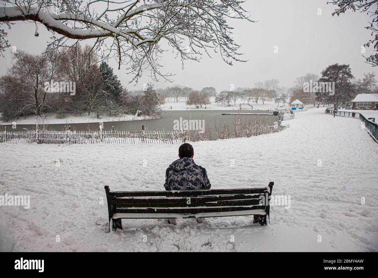Local park scene hi-res stock photography and images - Alamy