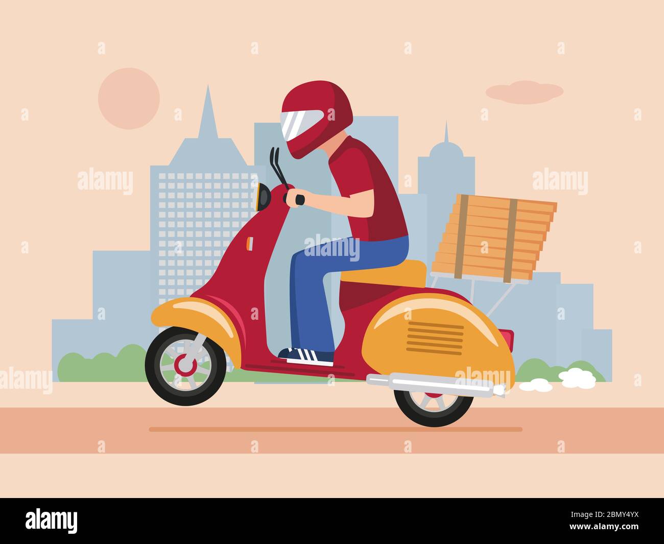 Funny delivery man hi-res stock photography and images - Alamy