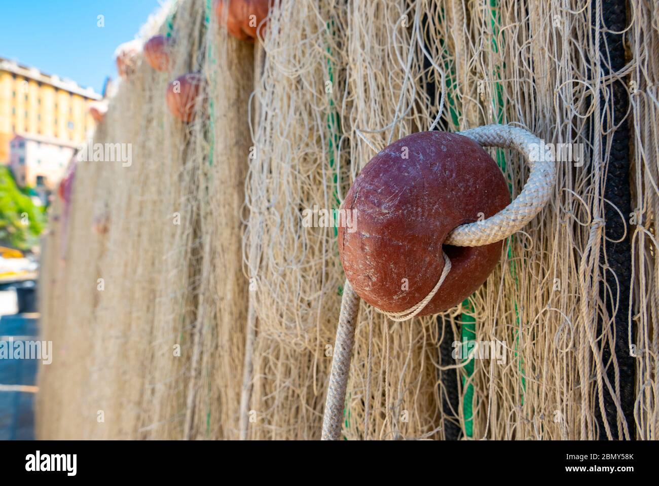 Close-up of a fisherman net Stock Photo - Alamy