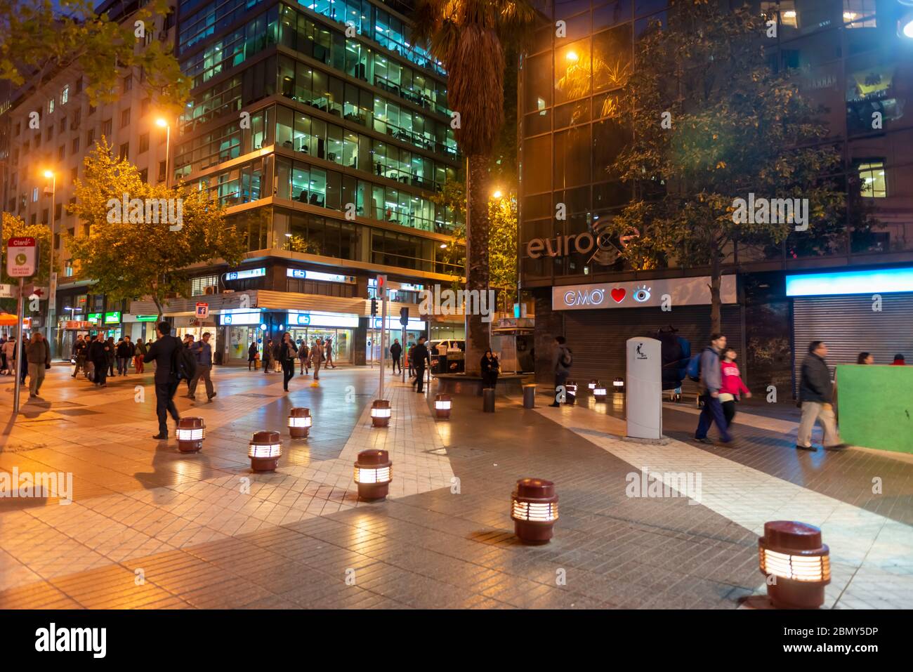 Urban scenes in Santiago, Chile Stock Photo - Alamy
