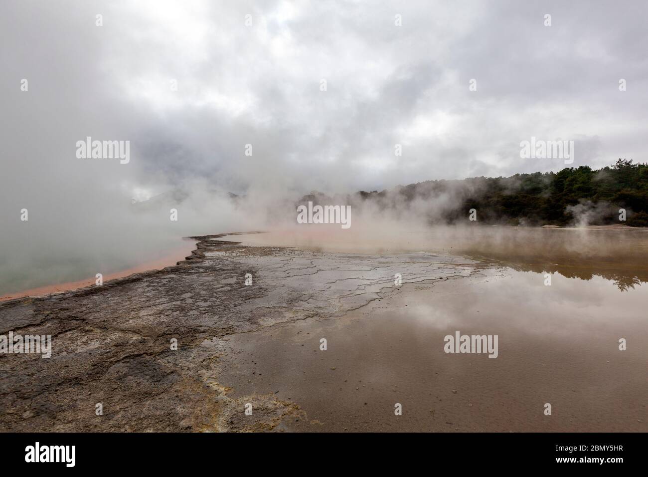 Champagne Pool, Wai-O-Tapu, Reporoa caldera, in New Zealand's Taupo ...