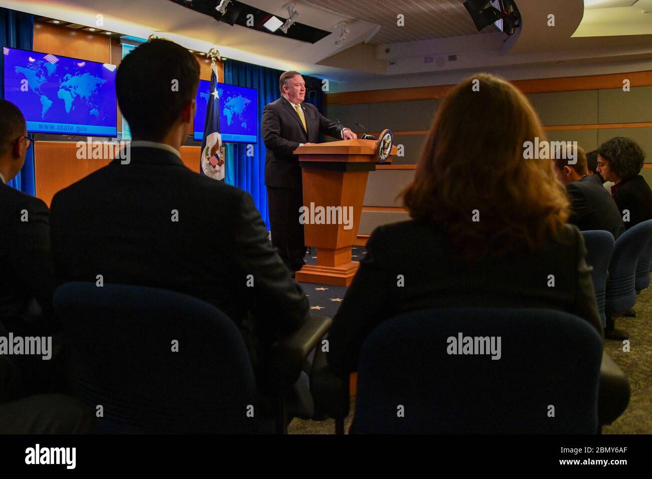 On October 3, 2018, Secretary of State Mike Pompeo held a press ...