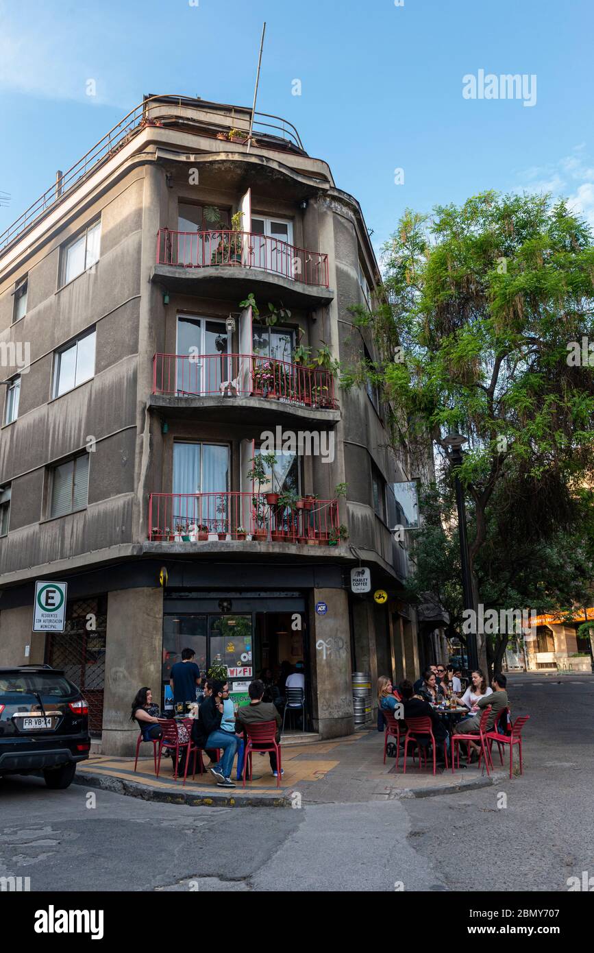 Urban scenes in Santiago, Chile Stock Photo - Alamy