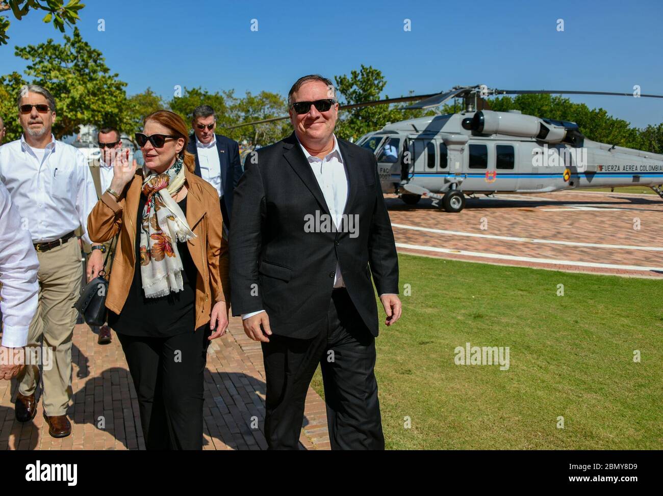 Secretary Pompeo Arrives for His Meeting With Colombian President Ivan ...