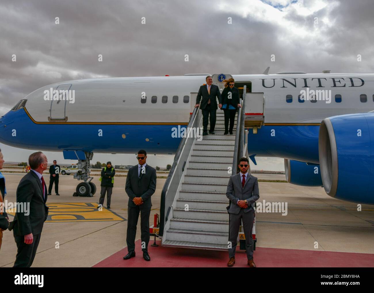 On January 8, 2019, U.S. Secretary of State Michael Pompeo and his wife ...