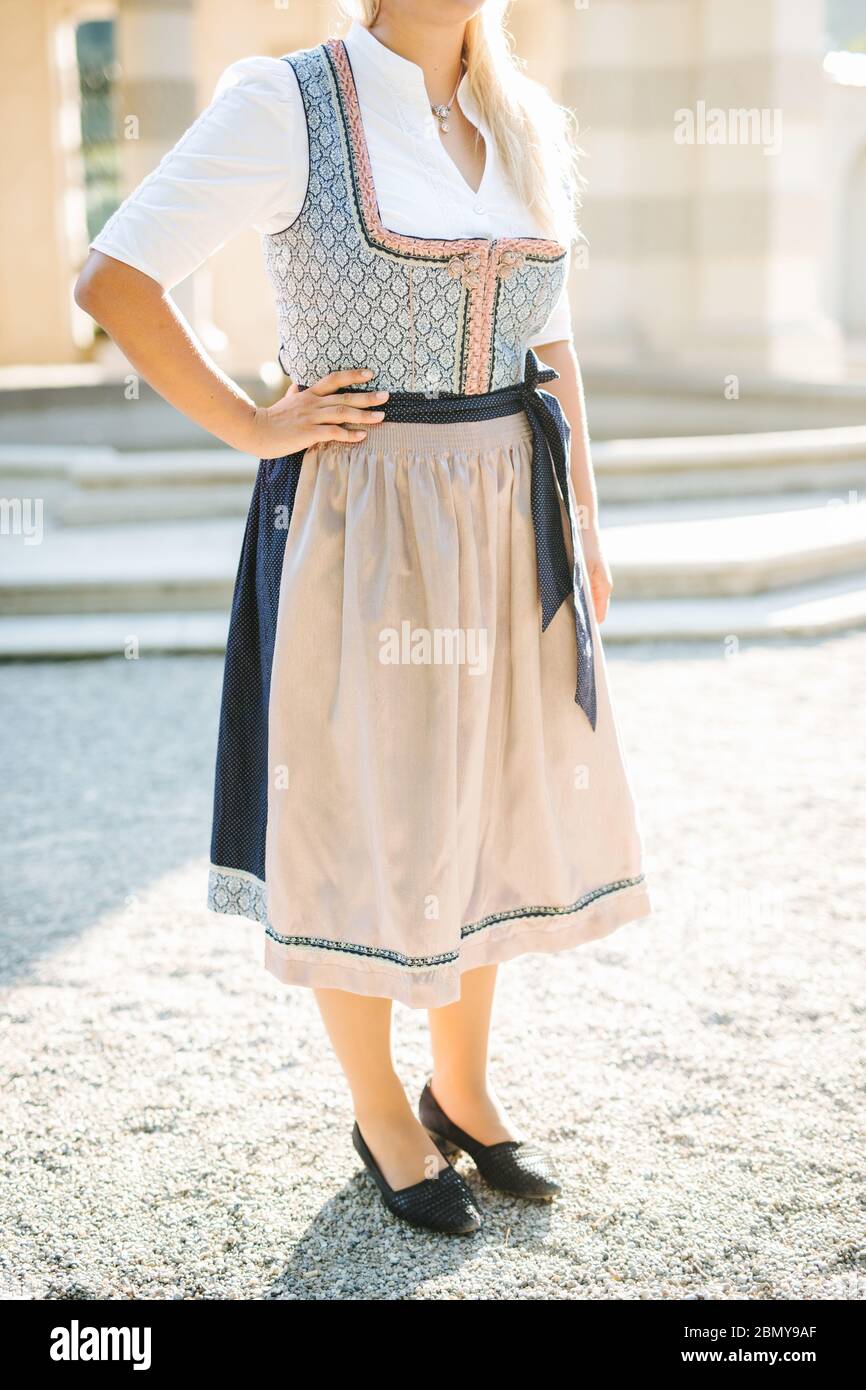 Traditional Bavarian dress, Dirndl Stock Photo - Alamy