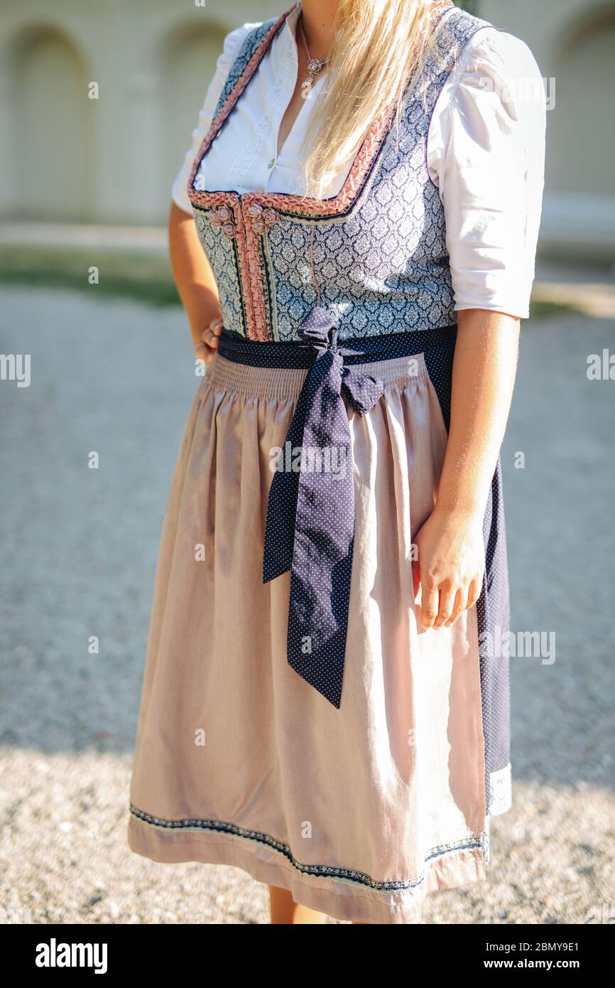 Traditional Bavarian dress, Dirndl Stock Photo - Alamy