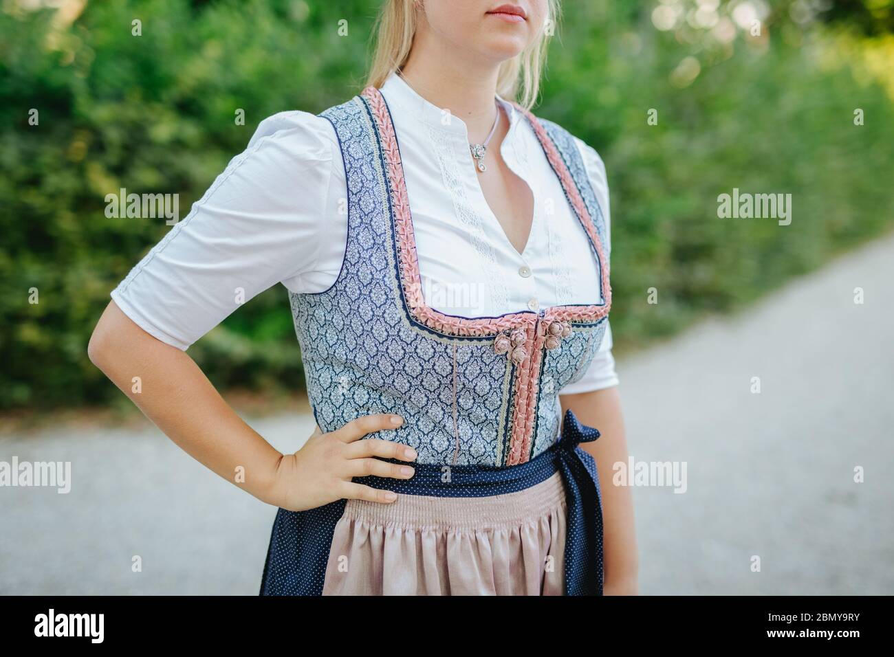 Traditional Bavarian dress, Dirndl Stock Photo - Alamy