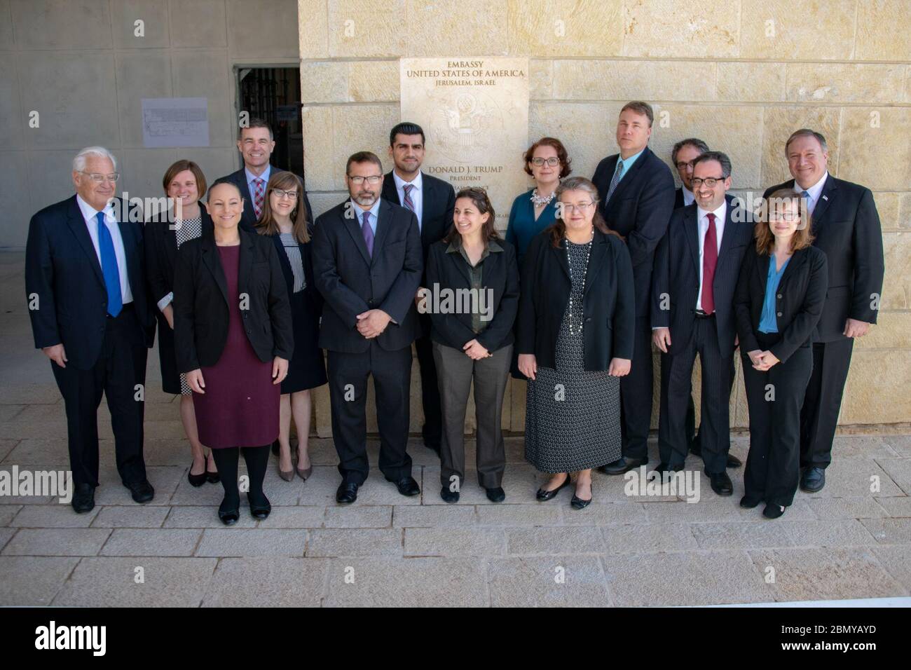 Embassy opening israel hi-res stock photography and images - Alamy