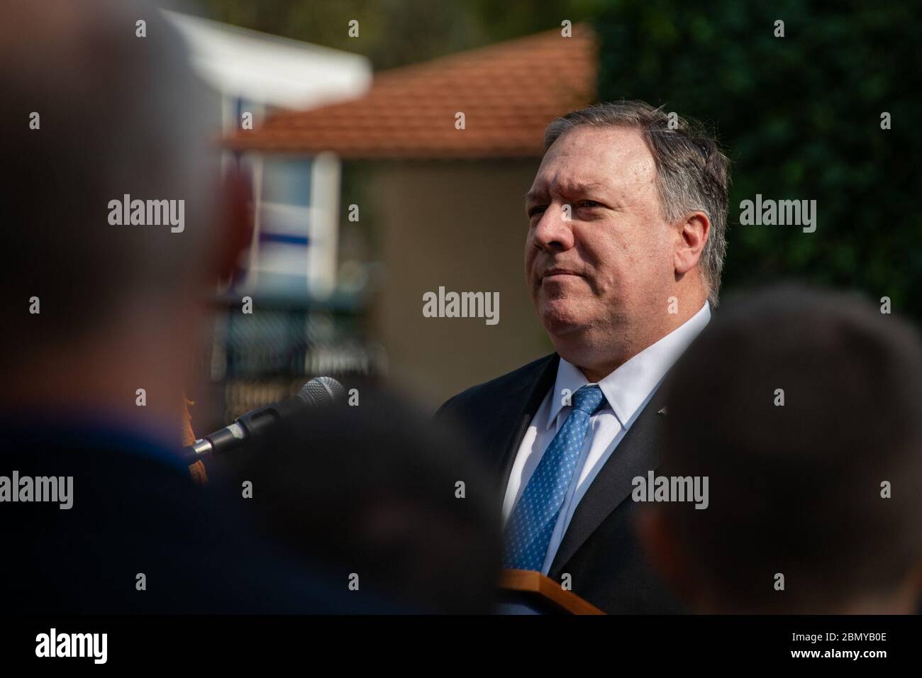 Mike pompeo david friedman jerusalem hi-res stock photography and ...