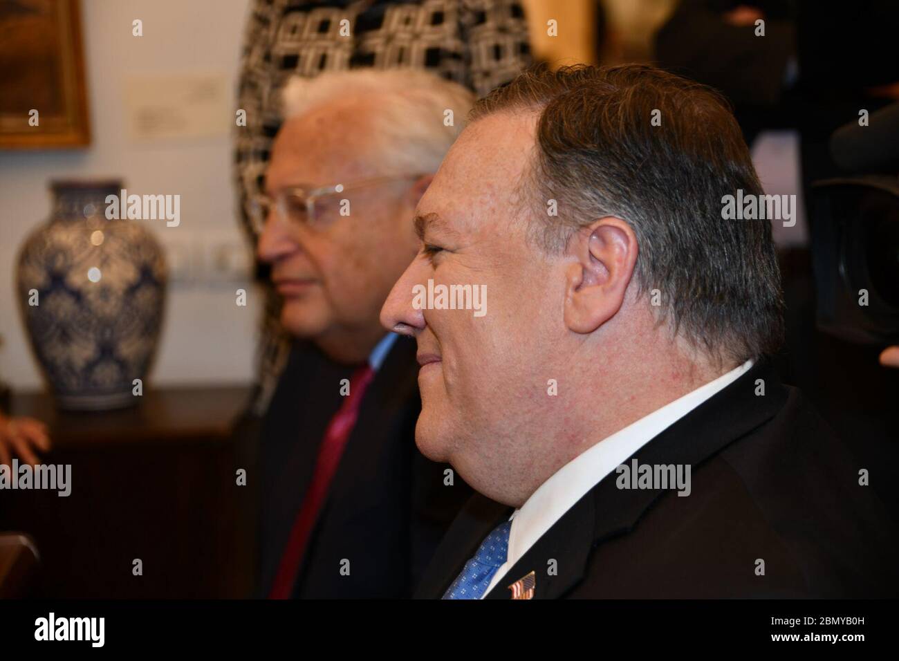 Mike pompeo david friedman jerusalem hi-res stock photography and ...