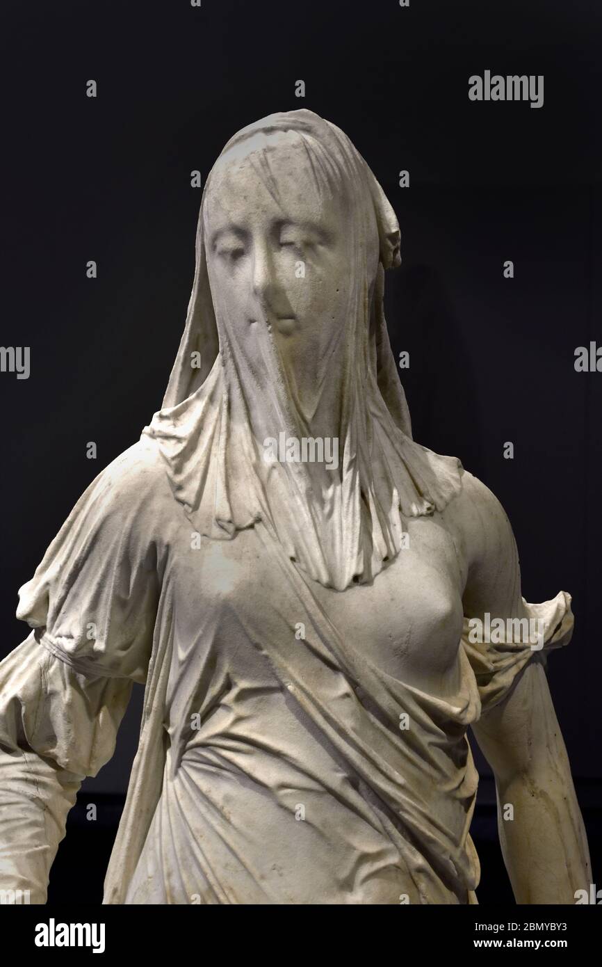 Veiled Woman (Allegory of Faith) early to mid-1700 Antonio Corradini ...