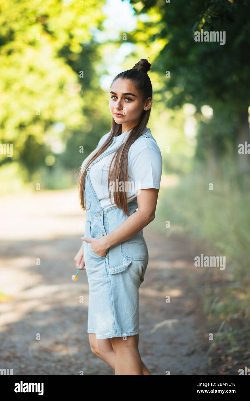 Silly Girl Face Expressive Eyes High Resolution Stock Photography and ...