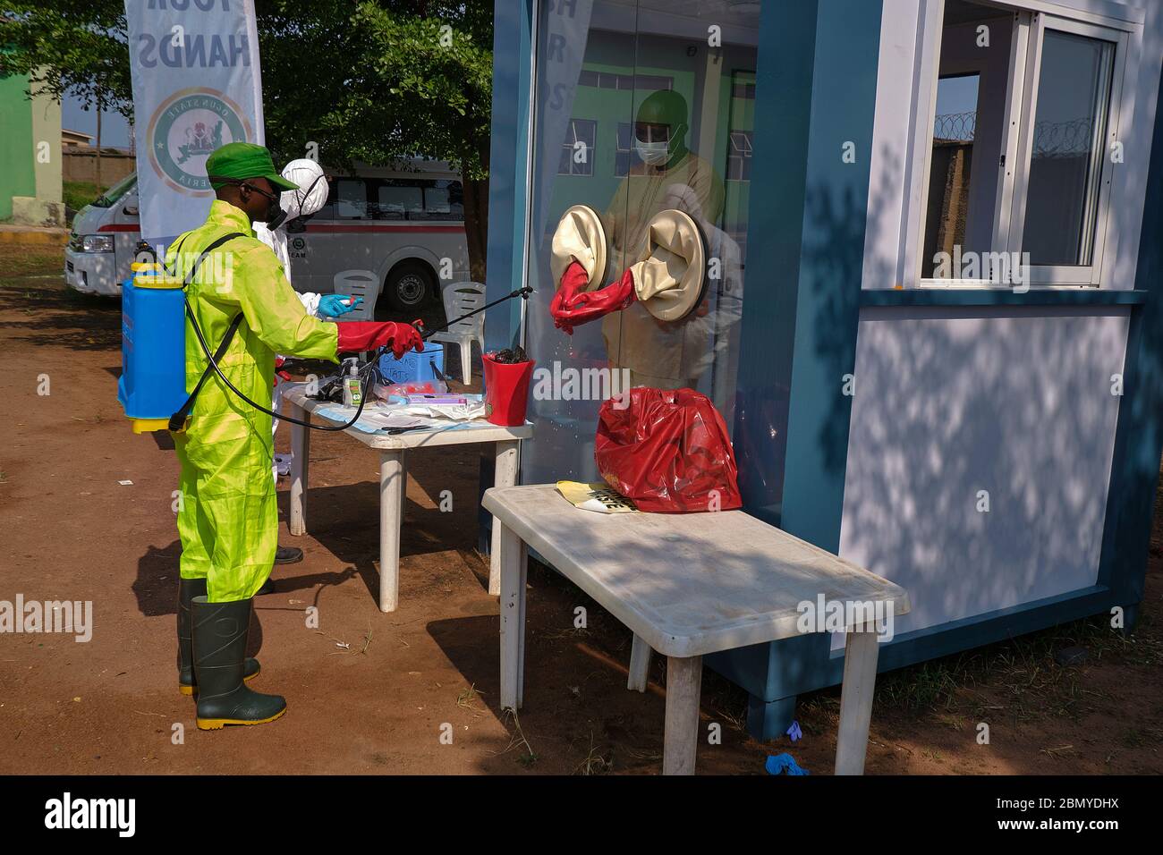 Safety booth hi-res stock photography and images - Alamy