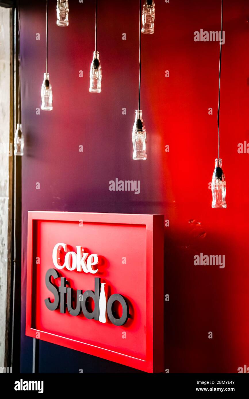 Johannesburg, South Africa - August 20, 2015: Coca Cola Coke Studio ...