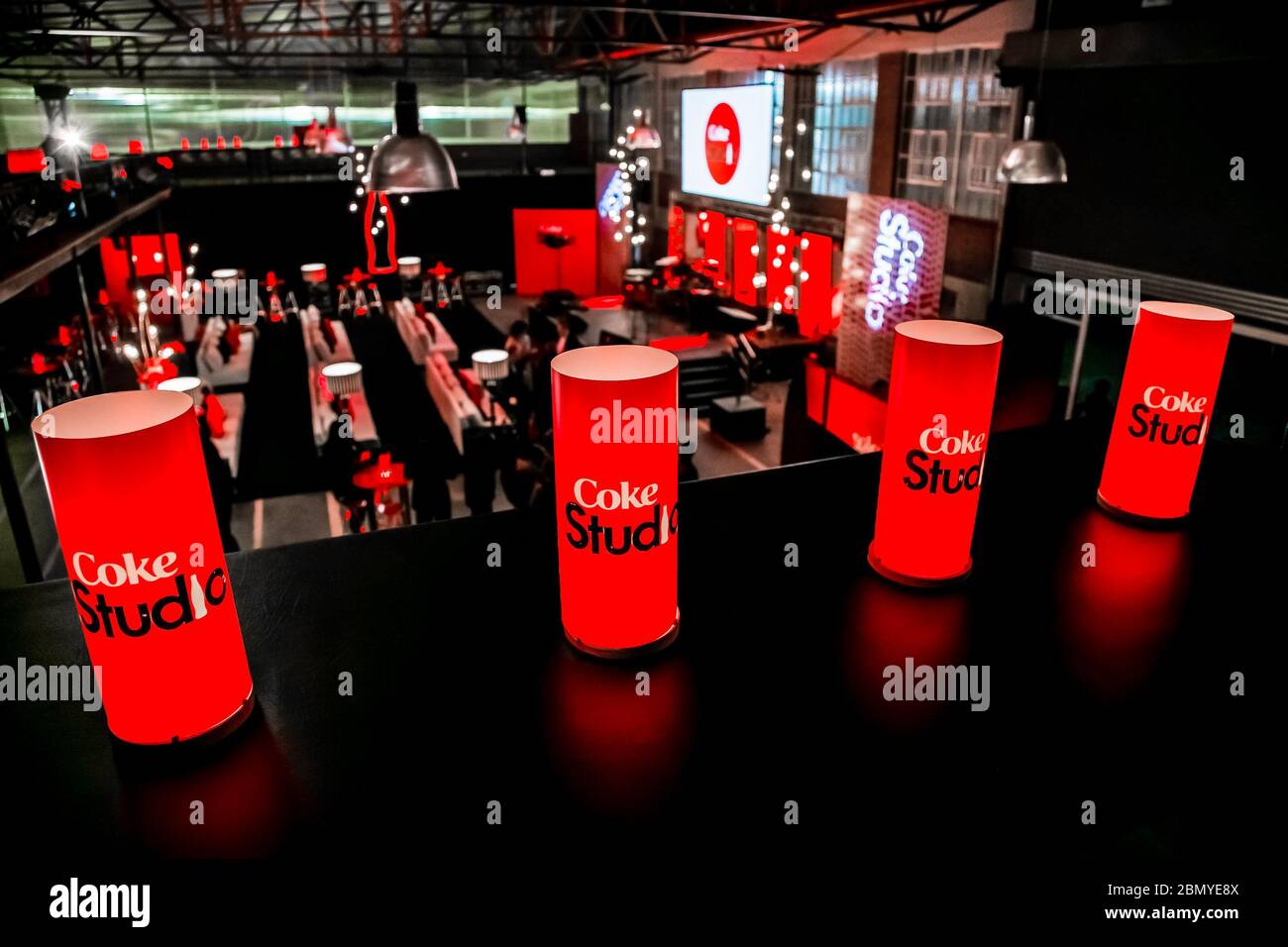 Johannesburg, South Africa - August 20, 2015: Coca Cola Coke Studio ...