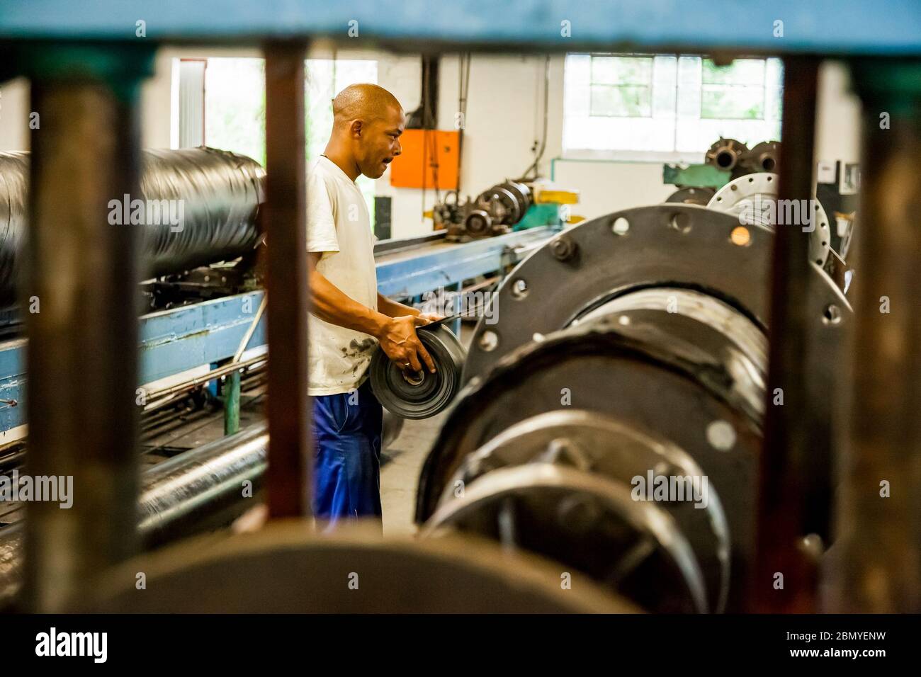 Black factory workers south africa hi-res stock photography and images ...