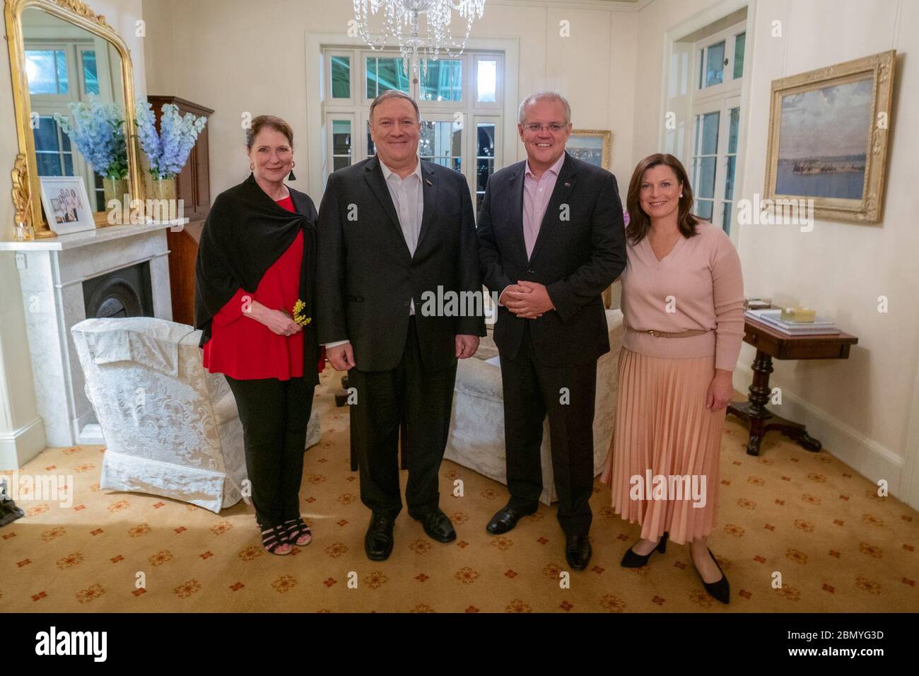 On August 4, 2019, U.S. Secretary of State Mike Pompeo and his wife ...
